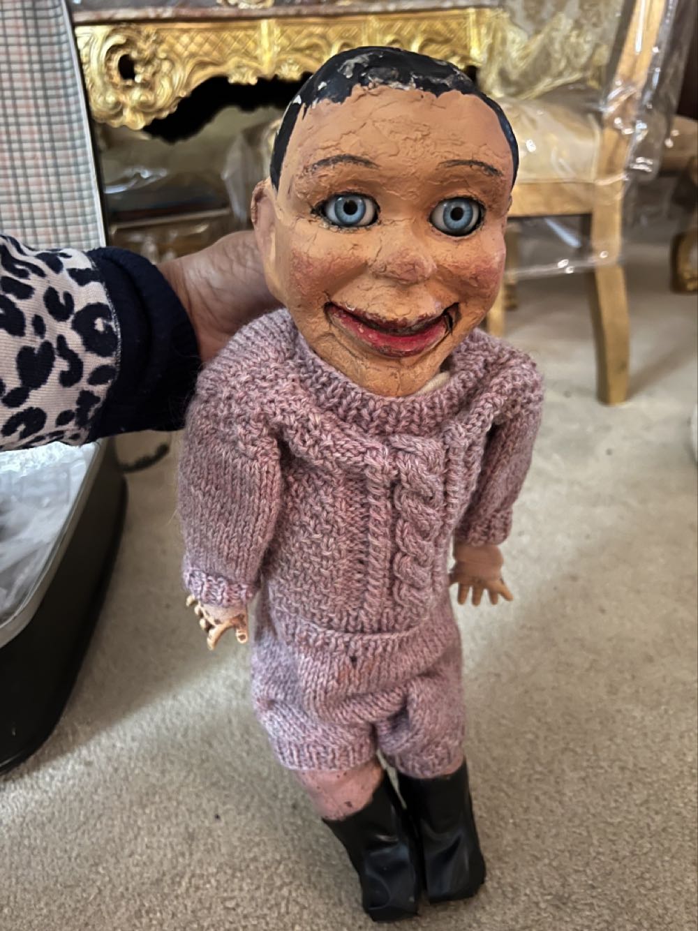 Harry Bowes Insull Hand Puppet - Leonard Insull art collectible