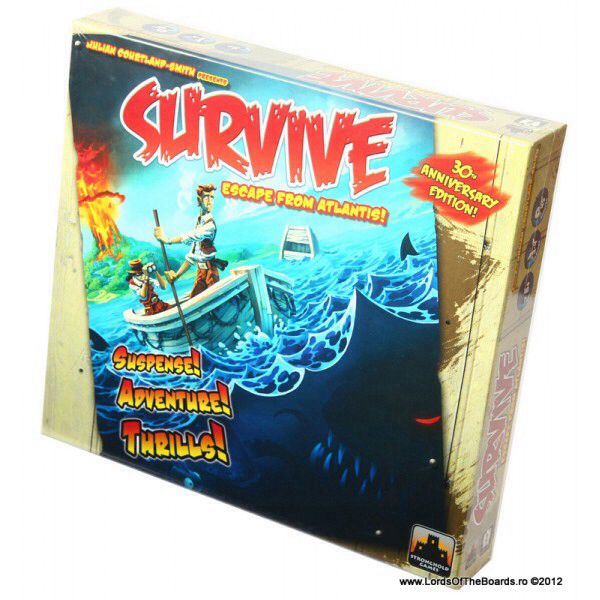 Survive : Escape From Atlantis (2-4) board game collectible [Barcode ...