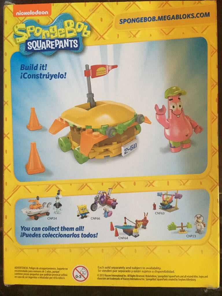Patty Wagon Racer - SpongeBob Squarepants lego collectible [Barcode ...