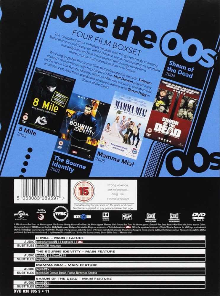 Films That Define A Decade: ’00s Blu-ray movie collectible [Barcode ...