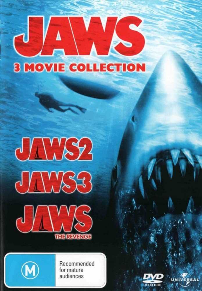 Jaws: Big Fish Movies: Jaws 2 / Jaws 3 / Jaws: The Revenge Blu-ray movie collectible [Barcode ...