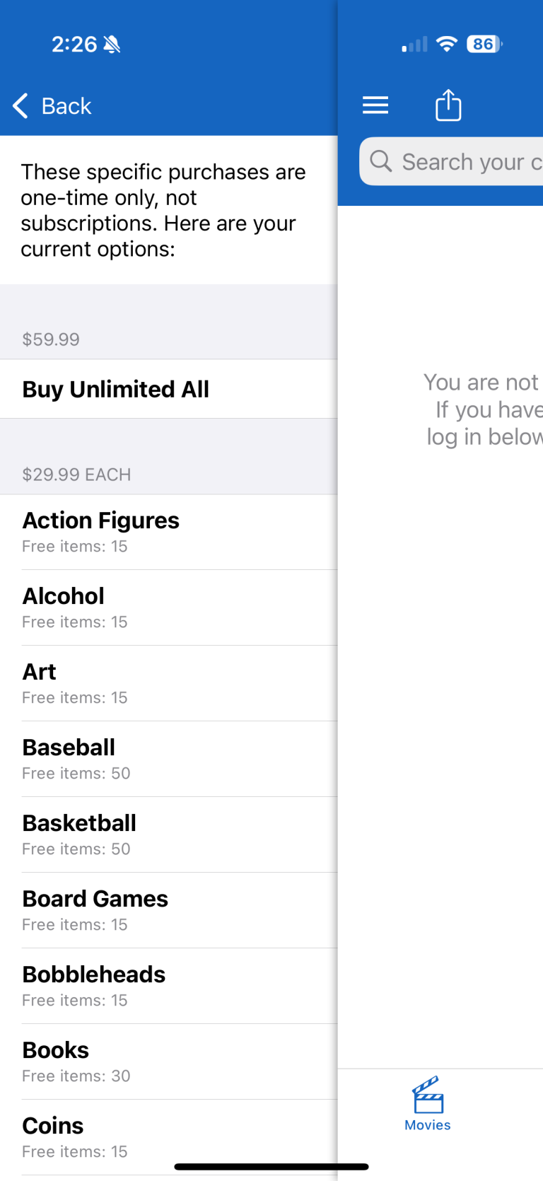 Here's the price differences and breakdown of our product offerings - iCollect Everything